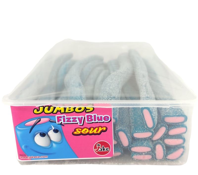 Jake Jumbos Fizzy Blue sour Fruchtgummi 30 Stück - Fortura