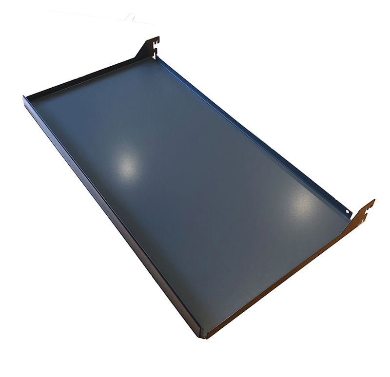 Tablar aus Blech mit Haken BxT 590x310mm - Fortura